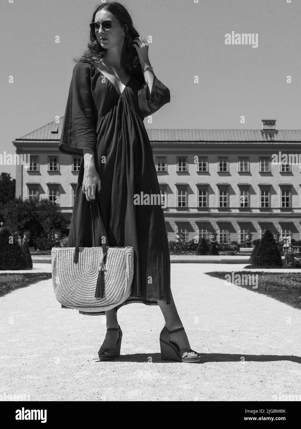 Summer old fashion Black and White Stock Photos & Images - Alamy