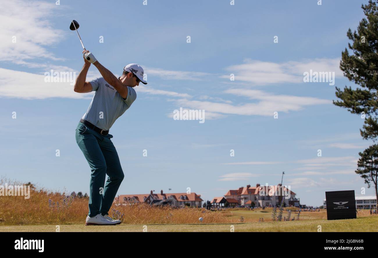 Cameron Tringale on the 2nd tee during day three of the Genesis ...