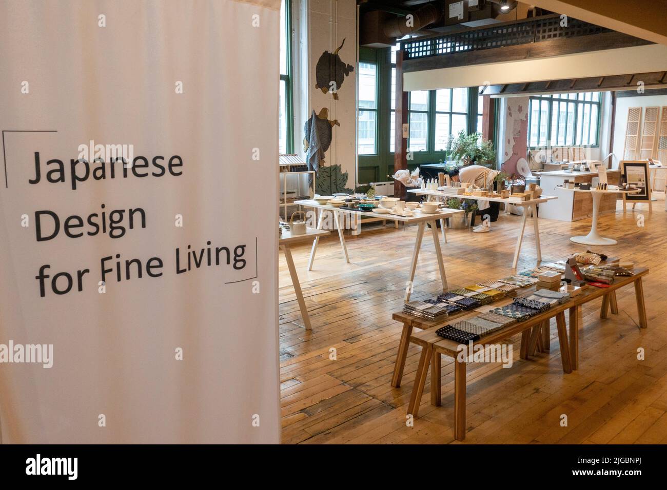 Japanese small businesses in Japan village loft in Industry City sunset ...