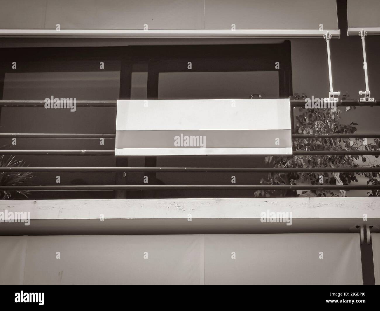 Old black and white picture of Empty blank sign board for selling ...