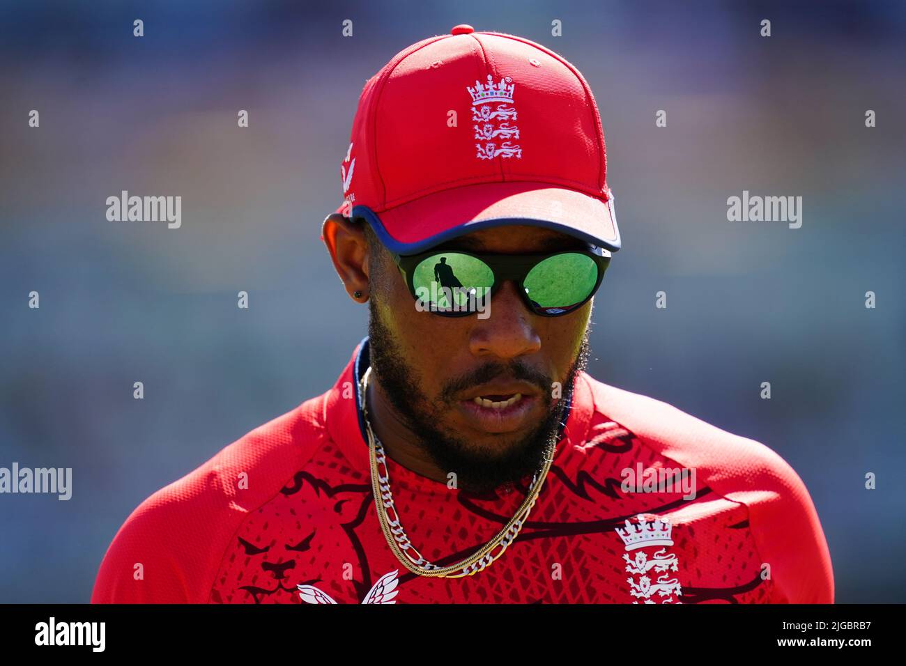 England’s Chris Jordan during the second Vitality IT20 match at ...