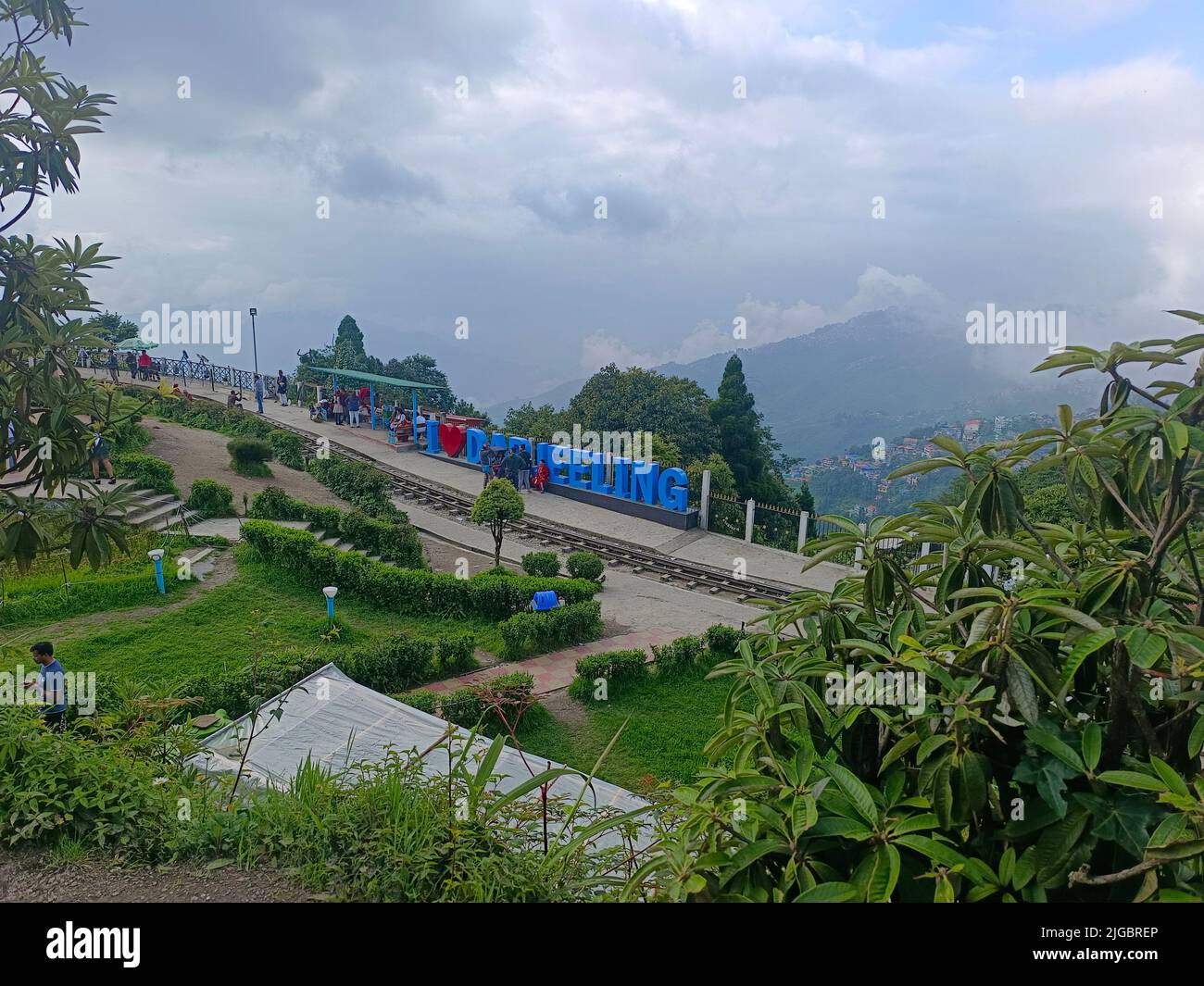 Darjeling, WB / India - June 23 2022, Batasia Loop is war memorial in ...