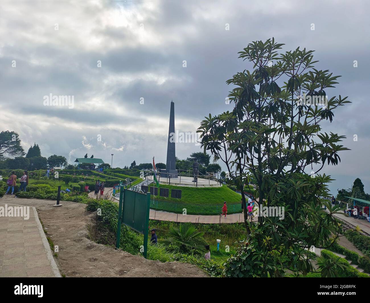 Darjeling, WB / India - June 23 2022, Batasia Loop is war memorial in ...