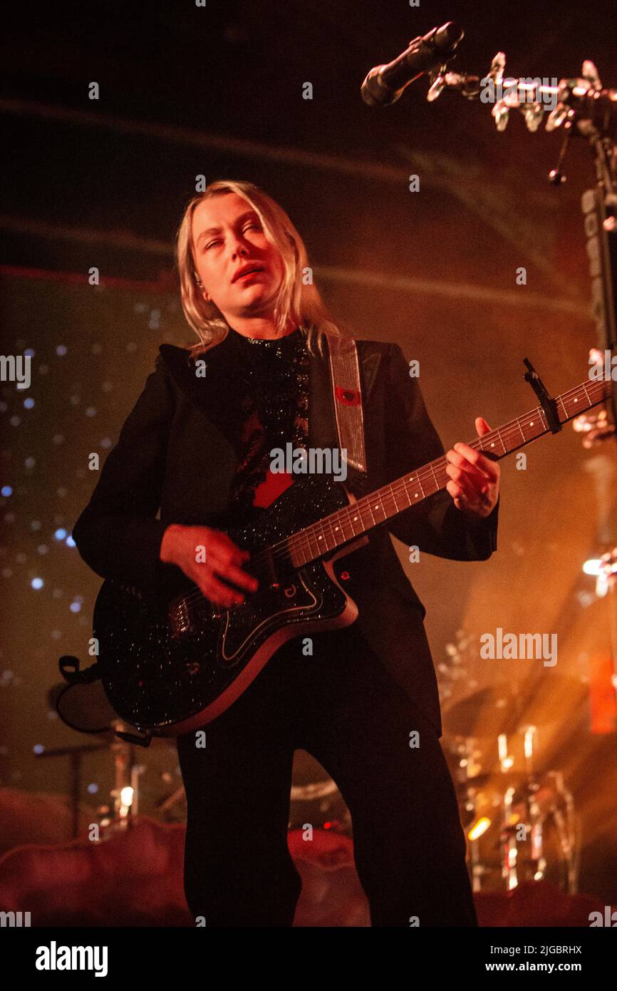 Milan Italy 05 July 2022. The American singer songwriter PHOEBE ...
