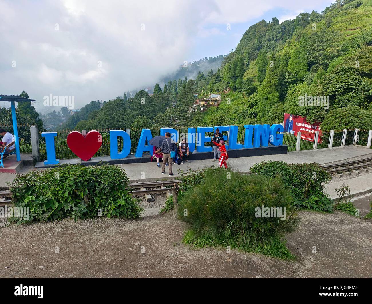 Darjeling, WB / India - June 23 2022, Batasia Loop is war memorial in ...
