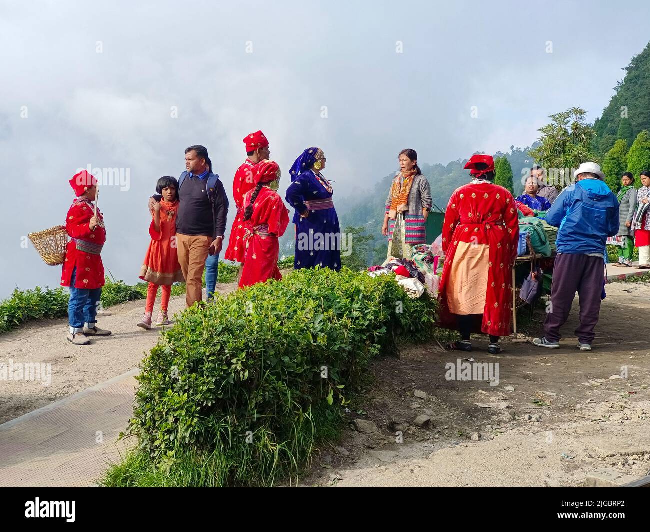 Darjeling, WB / India - June 23 2022, Batasia Loop is war memorial in ...