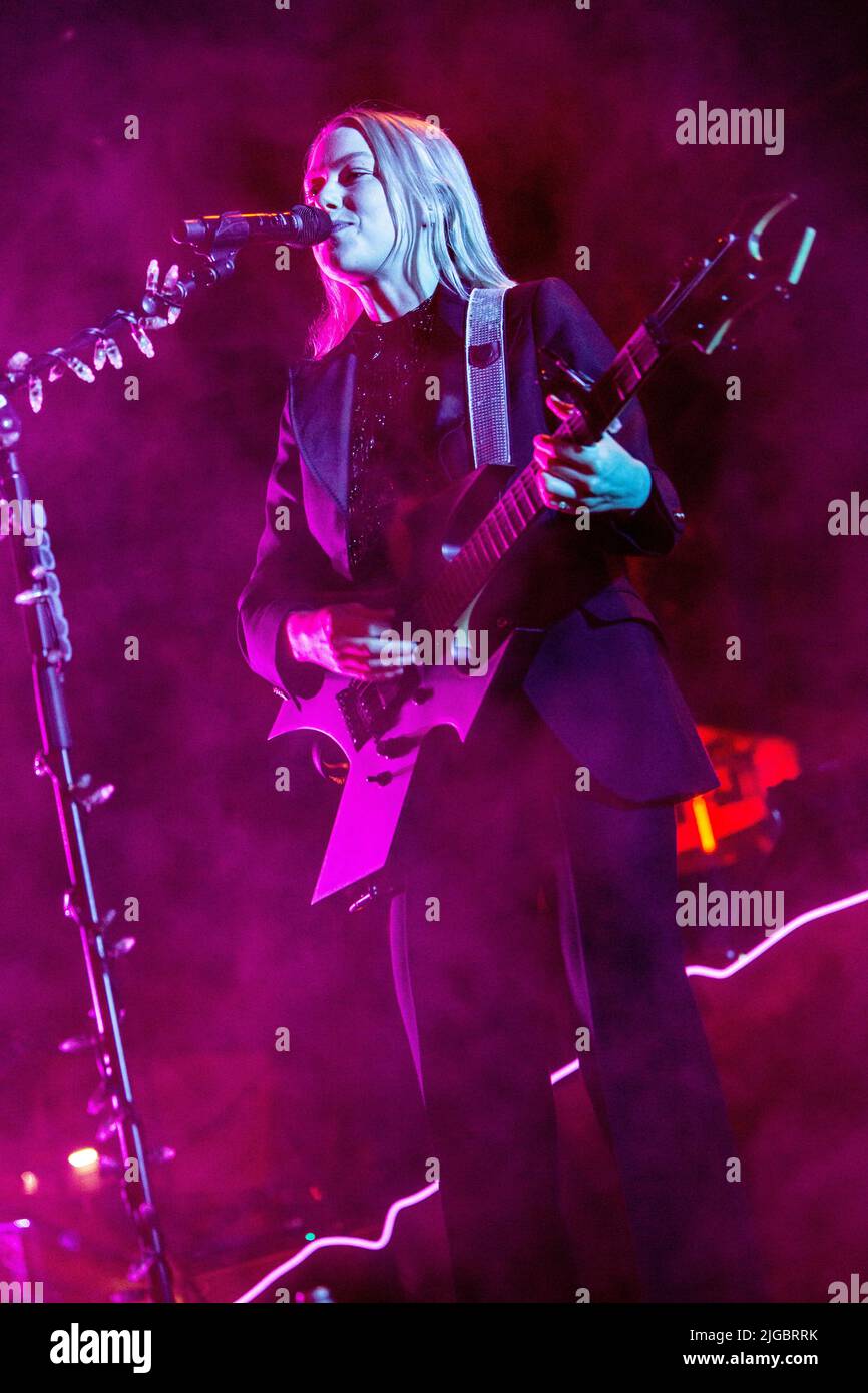 Milan Italy 05 July 2022. The American singer songwriter PHOEBE ...