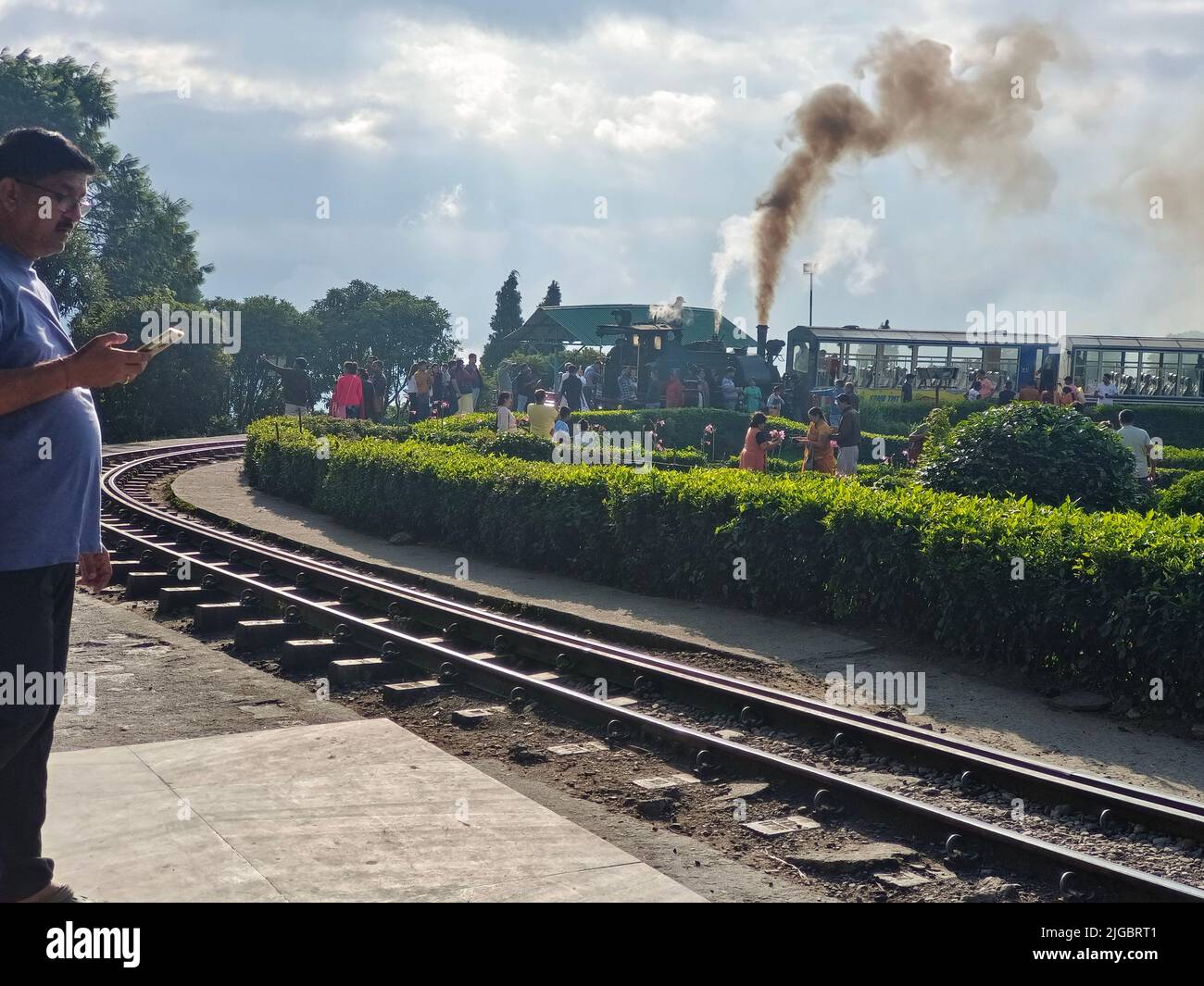 Darjeling, WB / India - June 23 2022, Batasia Loop is war memorial in ...