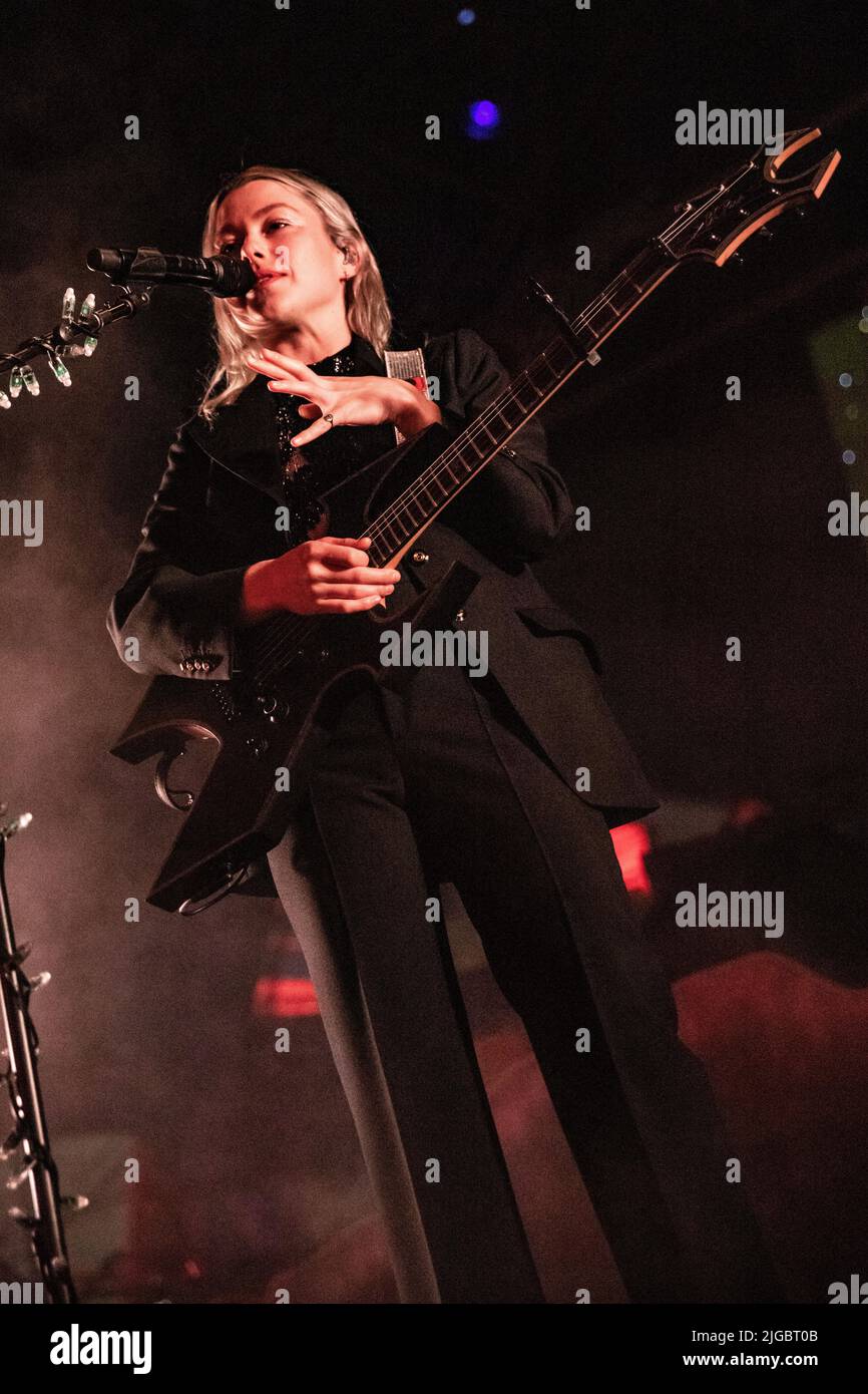 Milan Italy 05 July 2022. The American singer songwriter PHOEBE ...