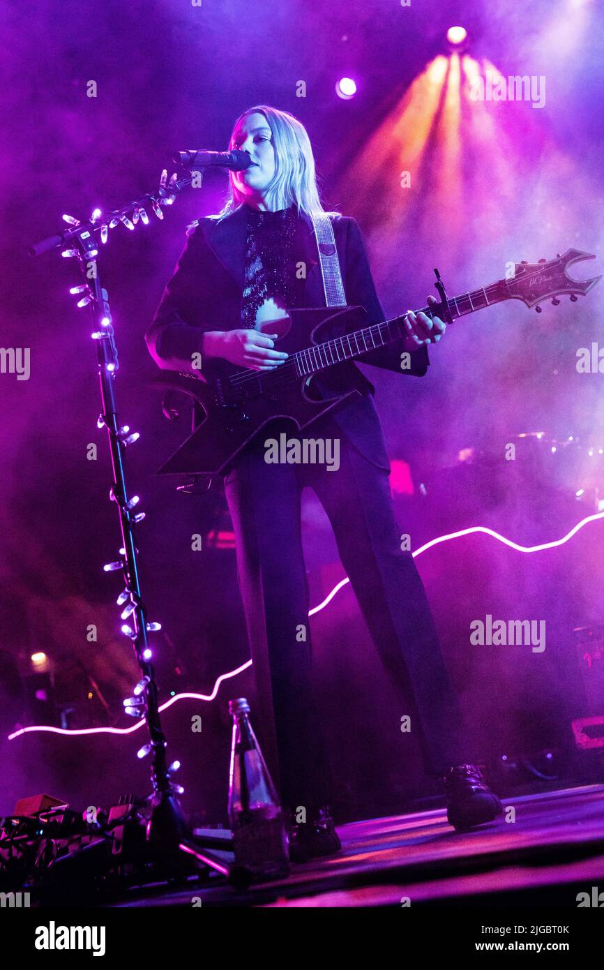Milan Italy 05 July 2022. The American singer songwriter PHOEBE ...
