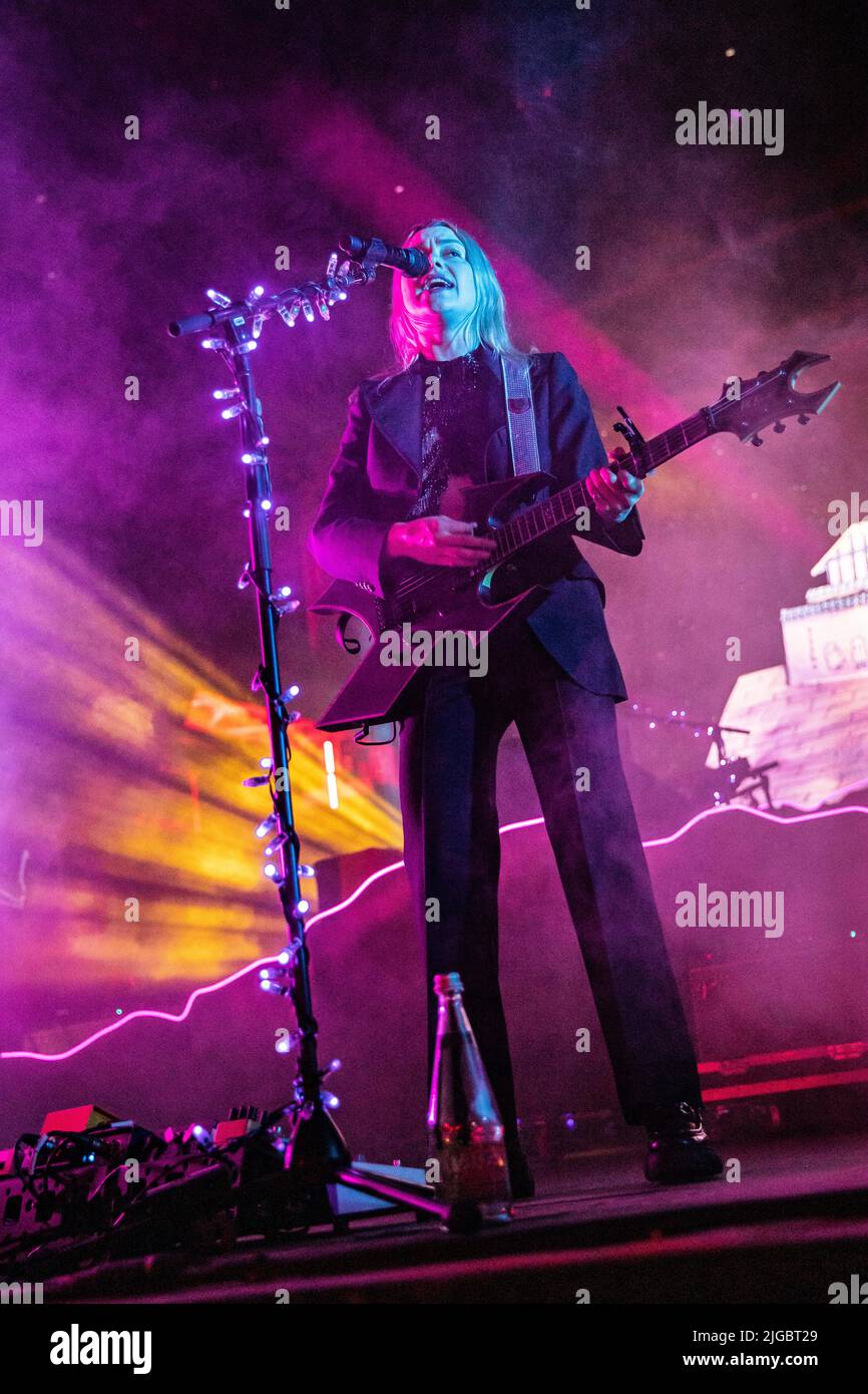 Milan Italy 05 July 2022. The American singer songwriter PHOEBE ...