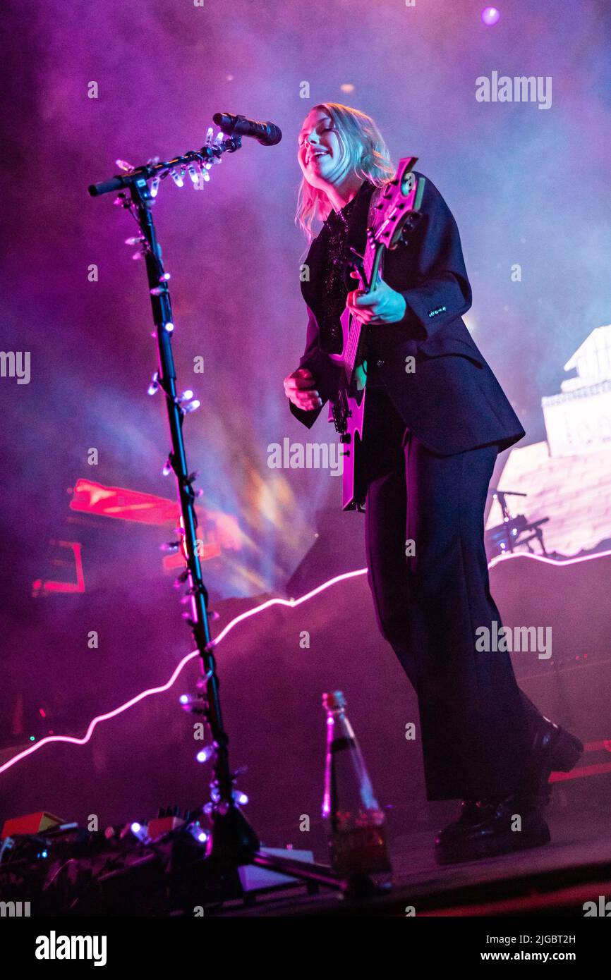 Milan Italy 05 July 2022. The American singer songwriter PHOEBE ...
