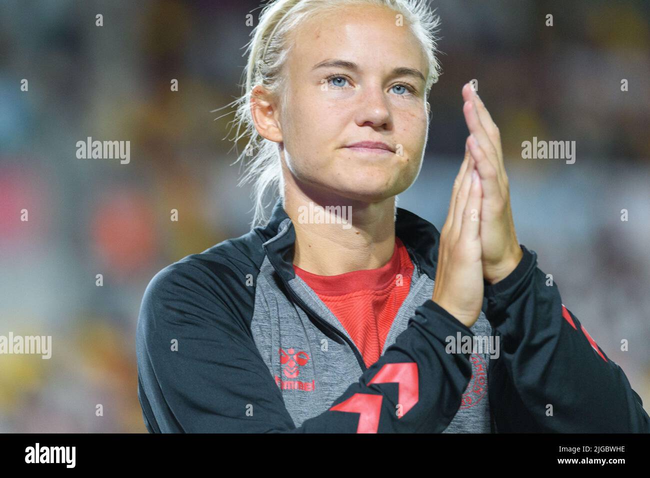 Close-up of Pernille Harder (10 Denmark) after the UEFA Womens Euro ...