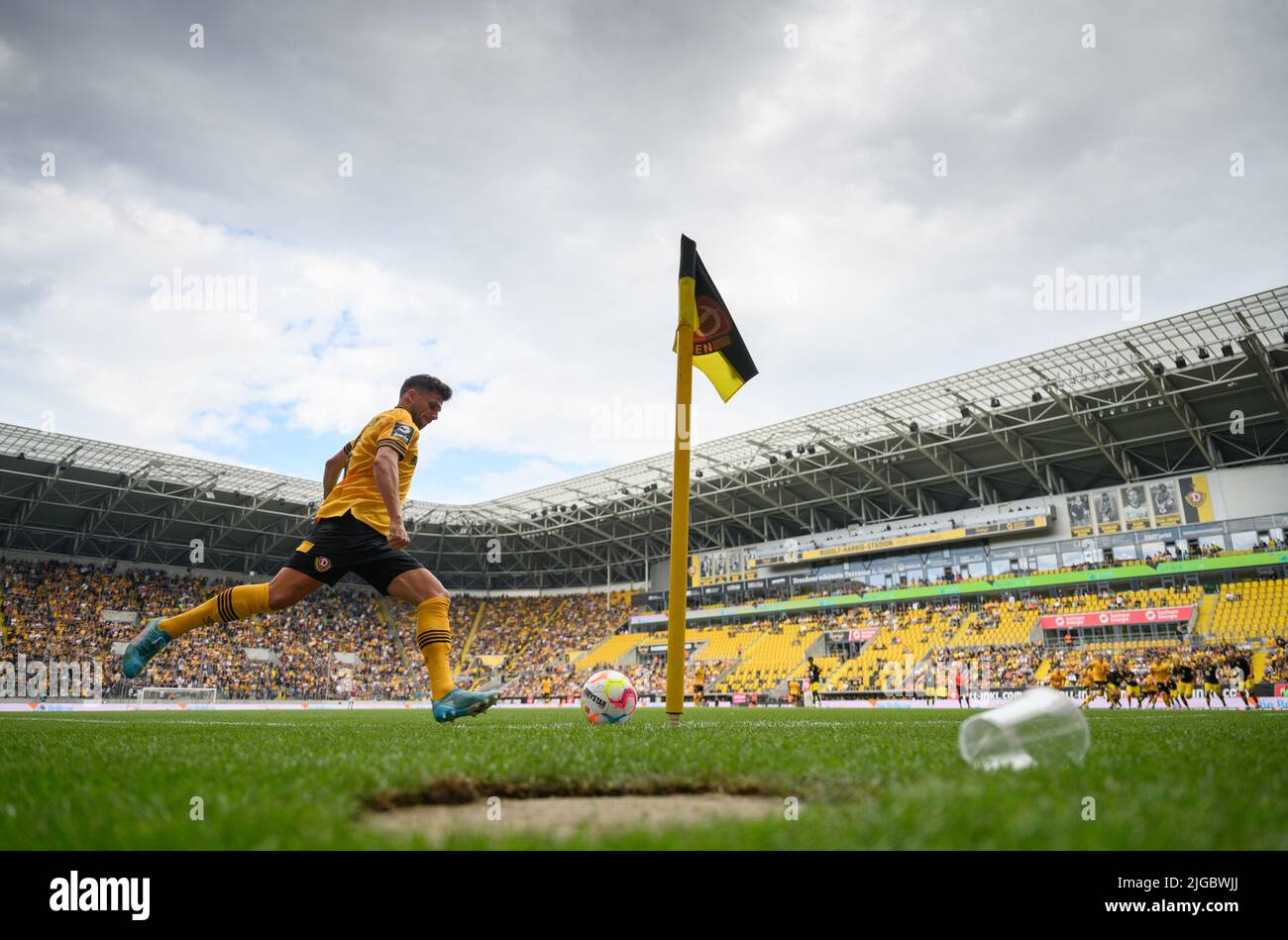 Dresden, Germany. 09th July, 2022. Soccer: Test match, SG Dynamo ...