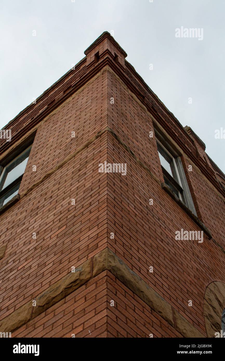 Old bank building of Midland, in Haakon County, South Dakota Stock ...