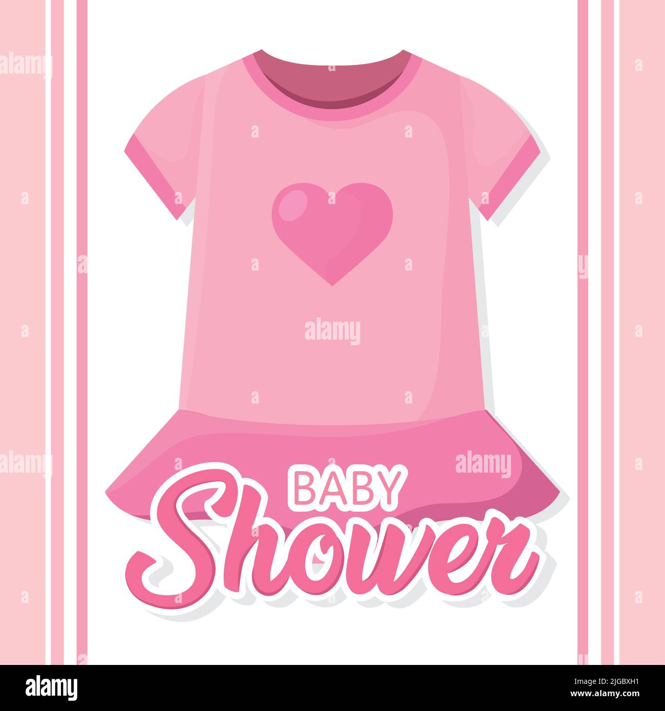 Background baby clothes shower vector illustration Stock Vector Image ...