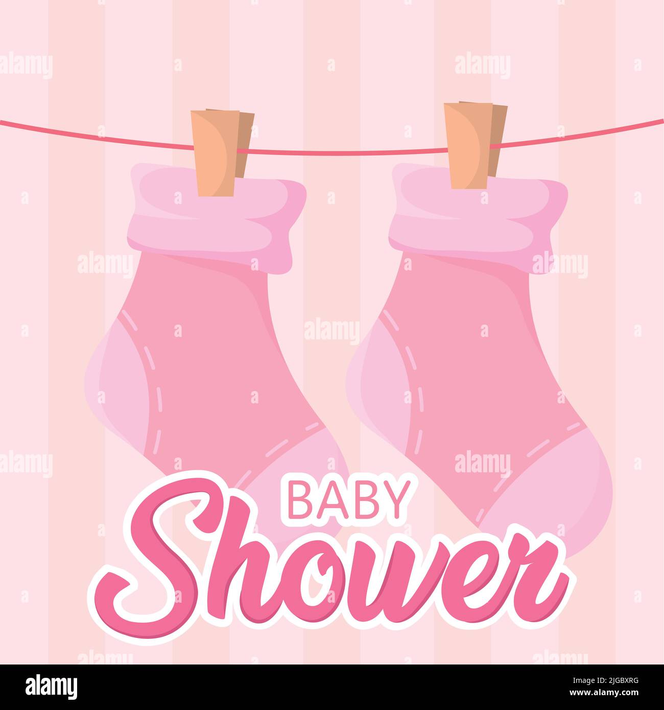 Background baby clothes shower vector illustration Stock Vector Image ...