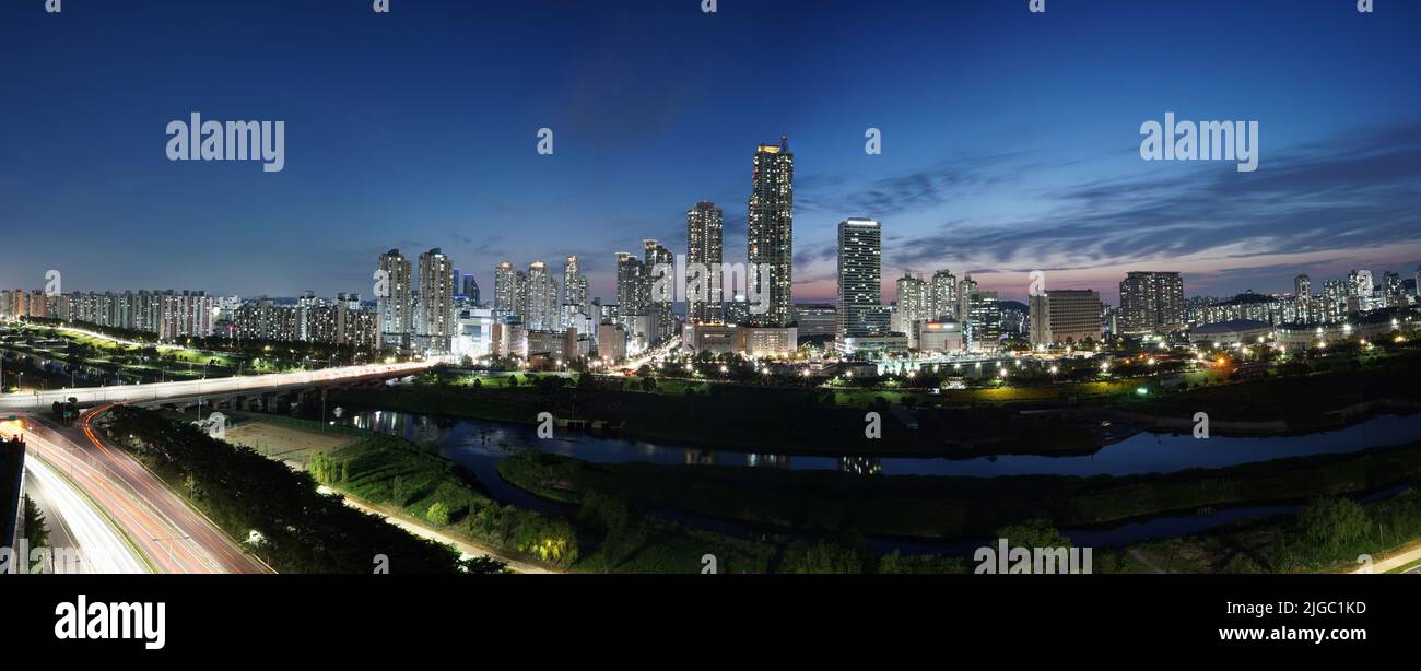 The city lights at night are a magnificent sight Stock Photo - Alamy