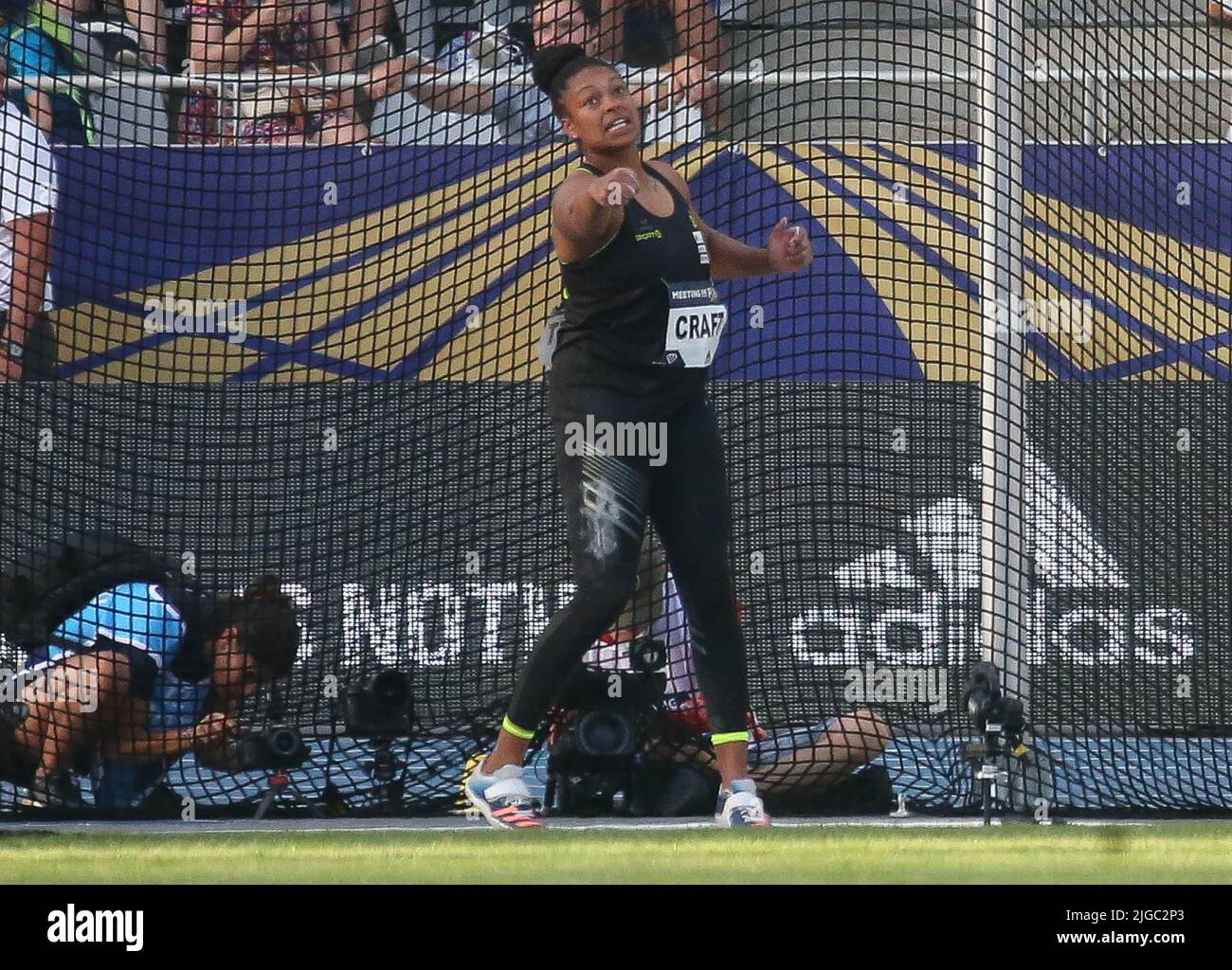 Shanice Craft of Germany Discus Women during the Wanda Diamond League ...