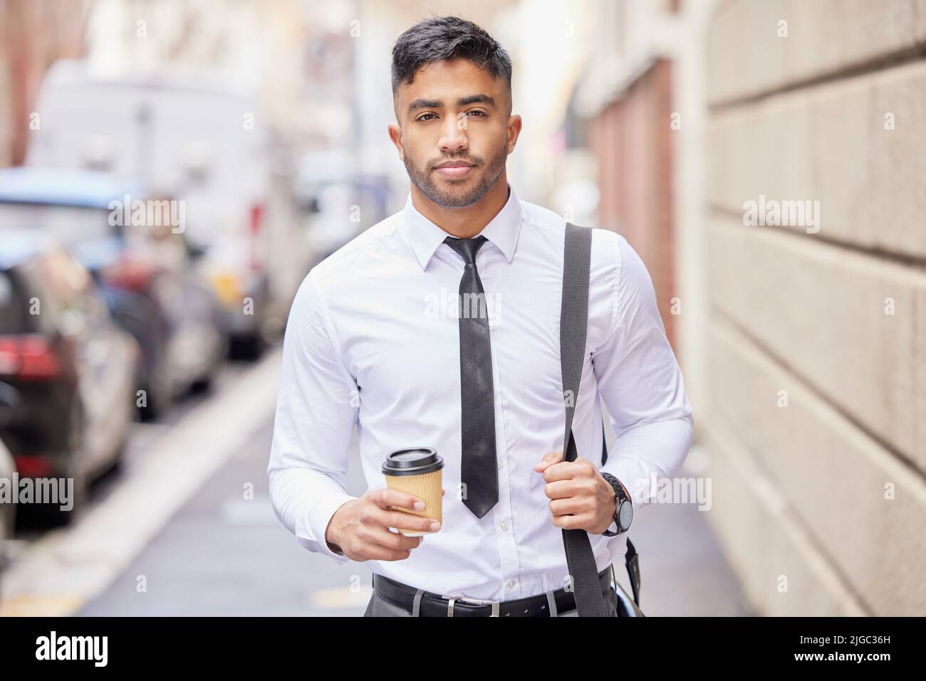 Walk with confidence. Cropped portrait of a handsome young businessman ...