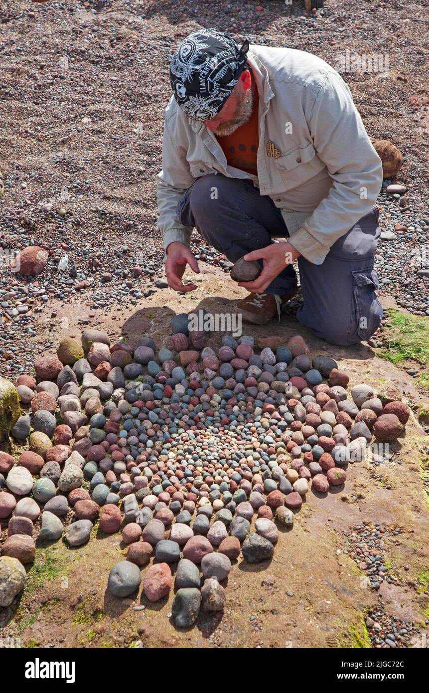 European Stone Stacking Championships Day 1. 9th July 2022. Eye Cave ...