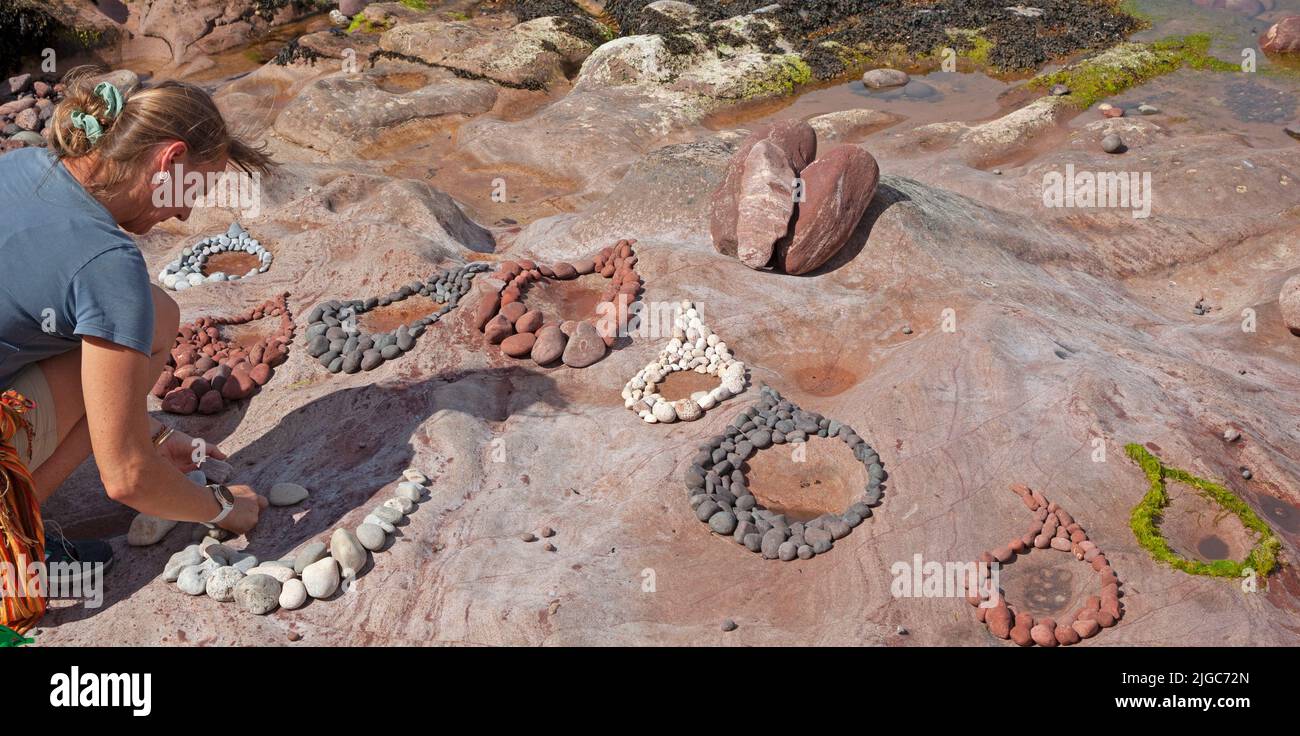 European Stone Stacking Championships Day 1. 9th July 2022. Eye Cave ...
