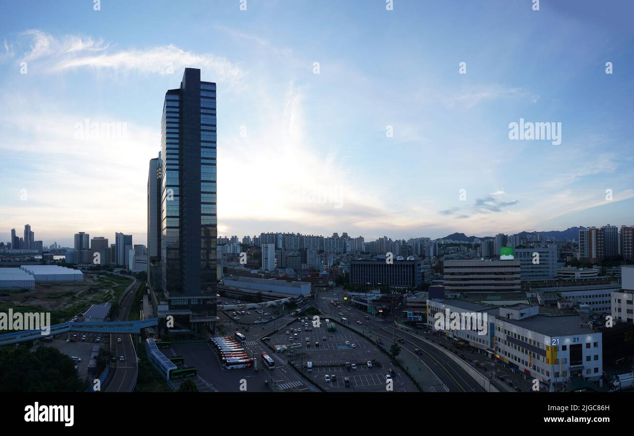 The view of Yongsan-gu, Seoul, Korea Stock Photo - Alamy