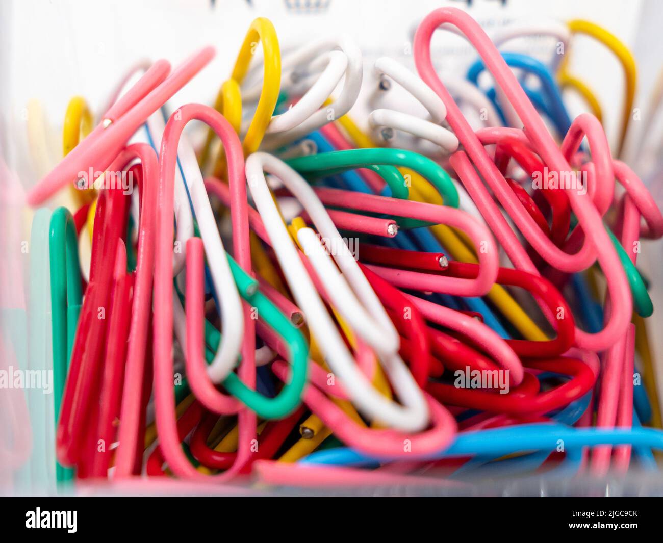 Set of colored paper clips. Colored Paper Clips Stock Photo - Alamy