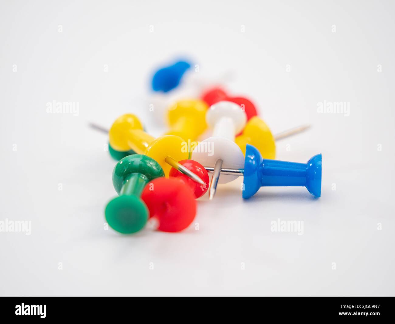 Set of colorful thumb buttons. Multicolored buttons Stock Photo - Alamy