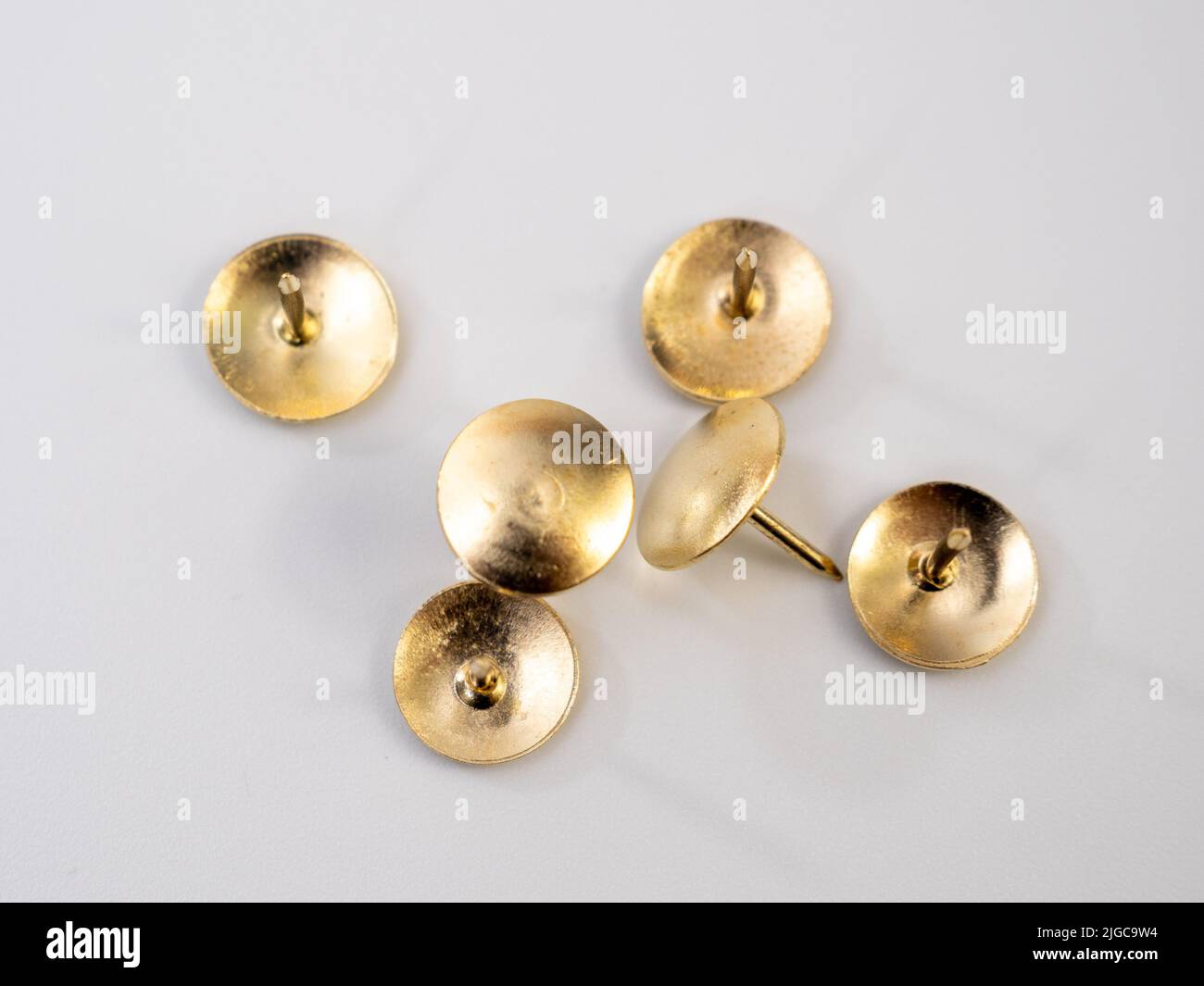 Golden paper fastener hi-res stock photography and images - Alamy