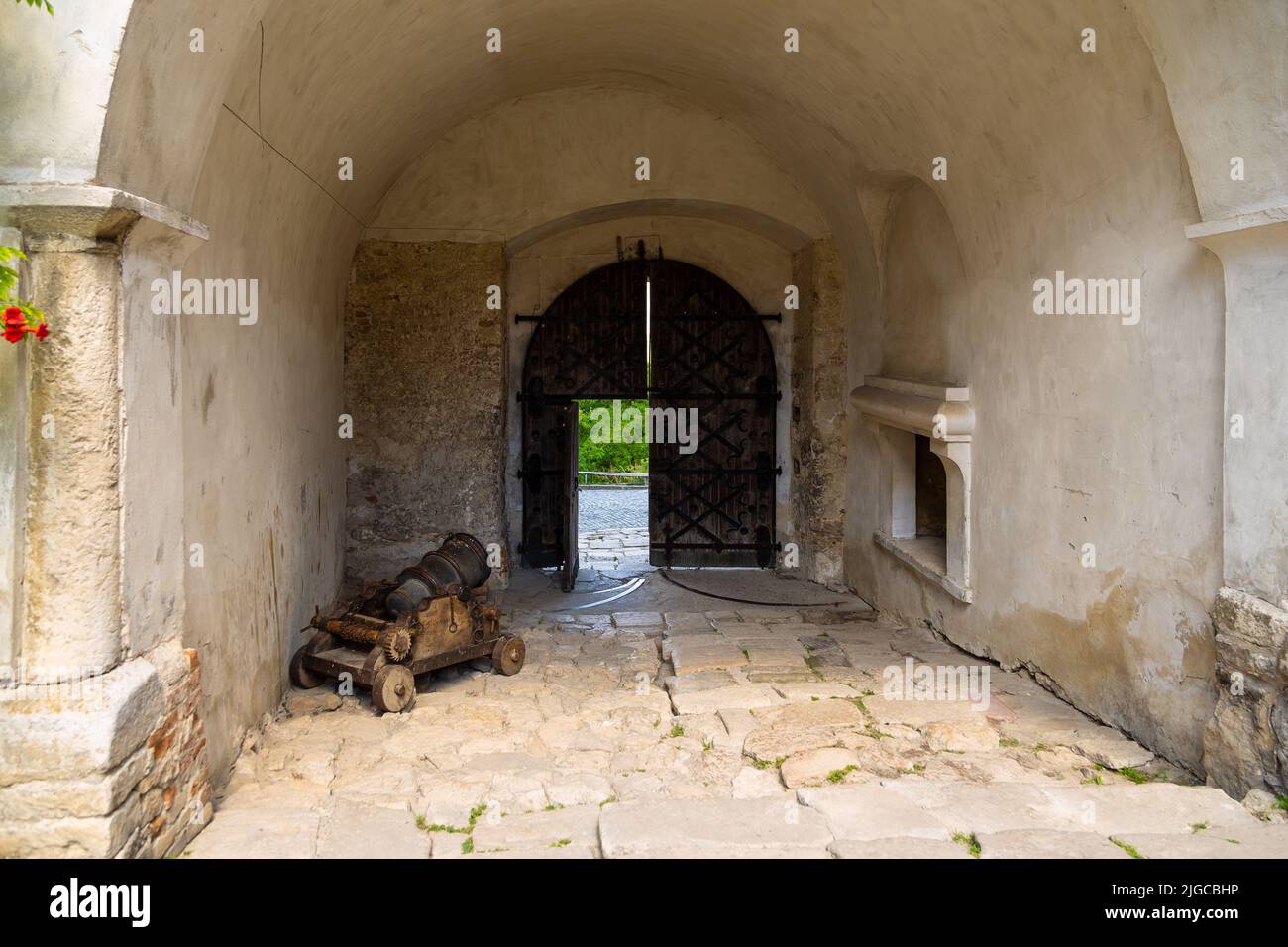 Olesko Castle, located about seventy-five kilometers from Lviv, the ...