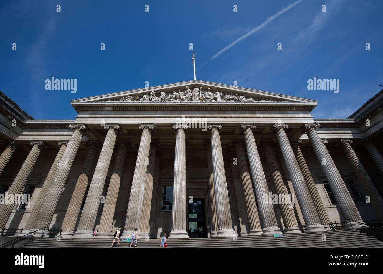 British Museum main entrance Stock Photo - Alamy