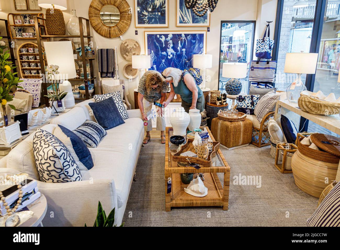 Dana tyler home store inside interior furnishings hi-res stock ...