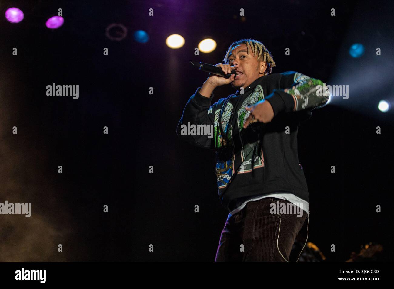 Milwaukee, USA. 08th July, 2022. Rapper Cordae (Cordae Dunston) at ...
