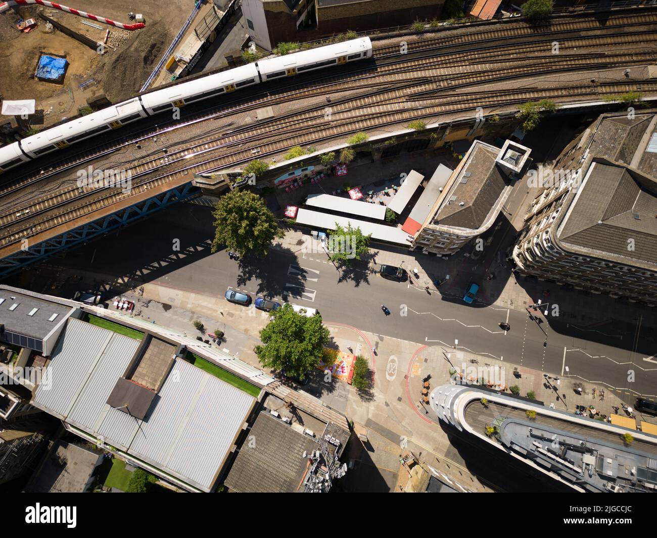 Southwark Street, Bankside, London Bridge, Southwark Stock Photo - Alamy