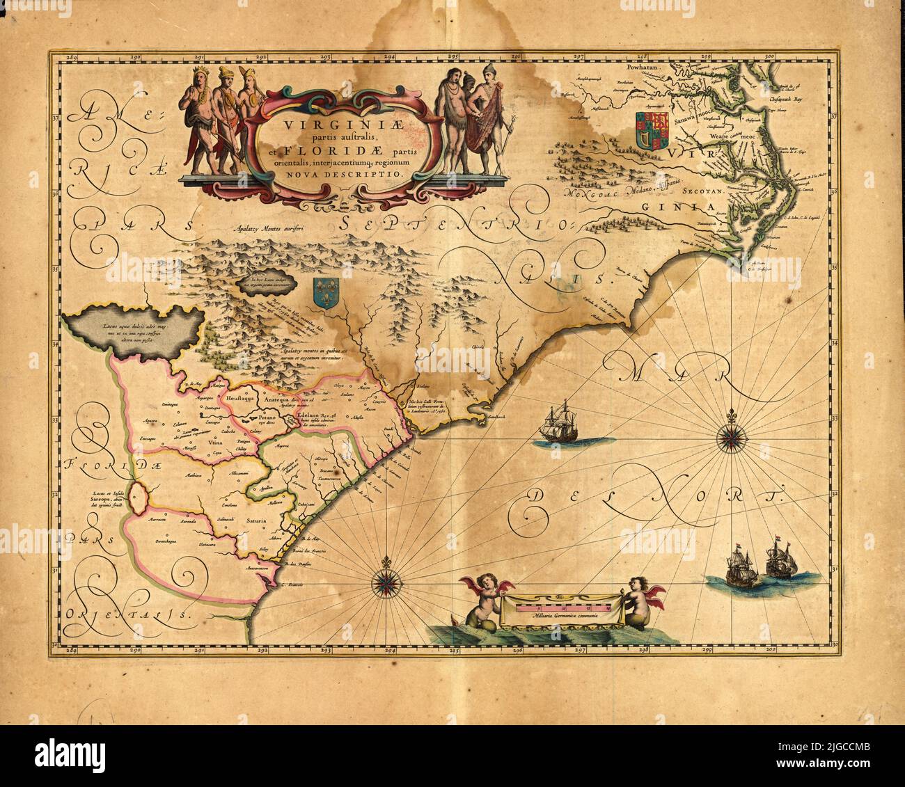 1600s map of virginia hi-res stock photography and images - Alamy