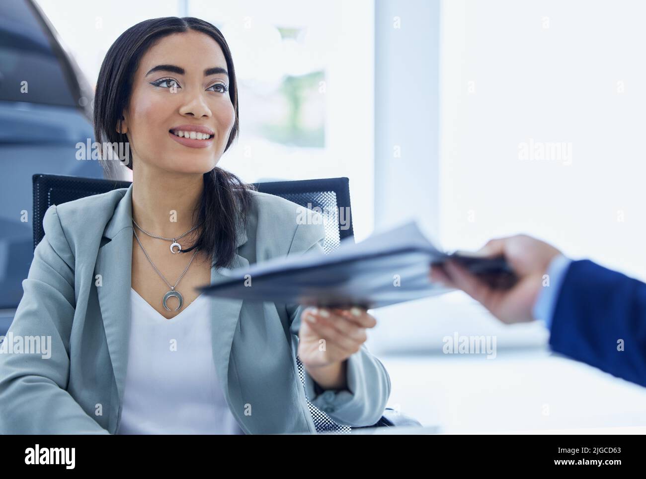 Have a look through this. an attractive young woman receiving some ...