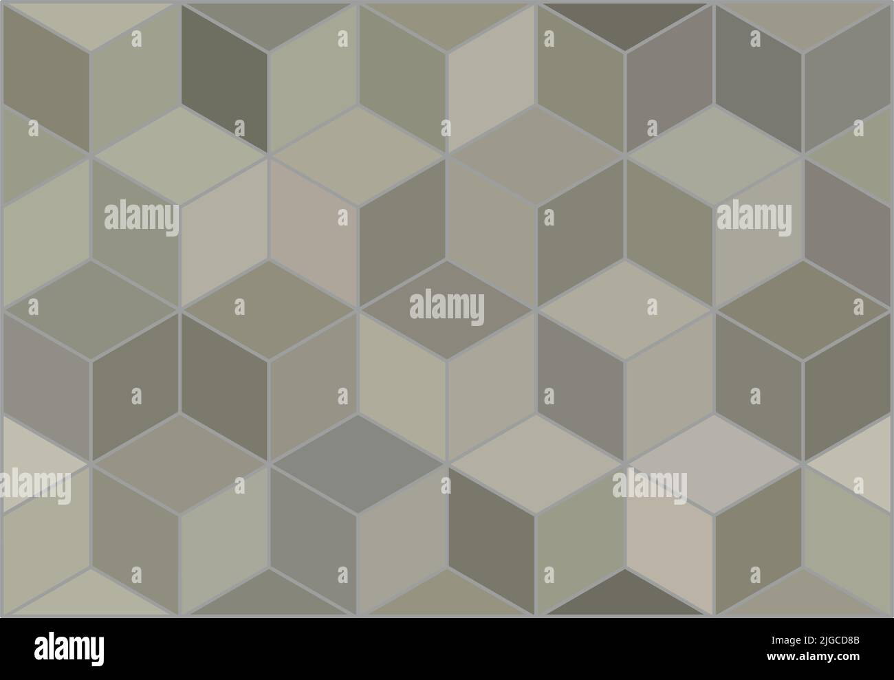 Pattern illustration cube rhombus geometric abstraction. Blank for ...