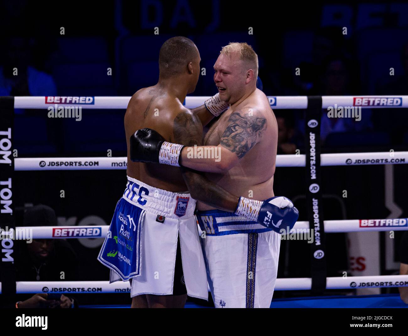 LONDON, UNITED KINGDOM. 09th Jul, 2022. Fabio Wardley vs Kingsley Ibeh ...