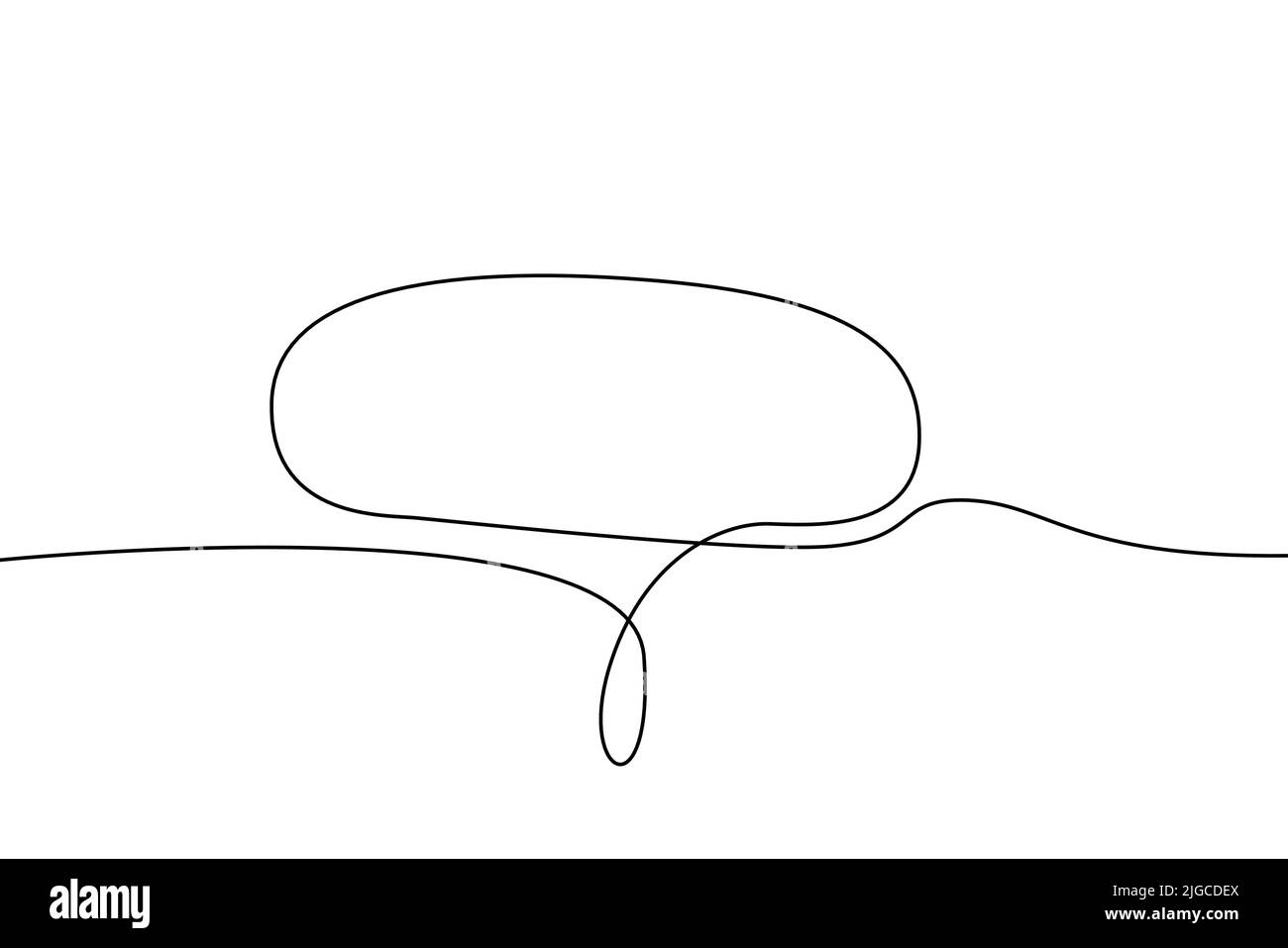 Horizontal Oval Outline