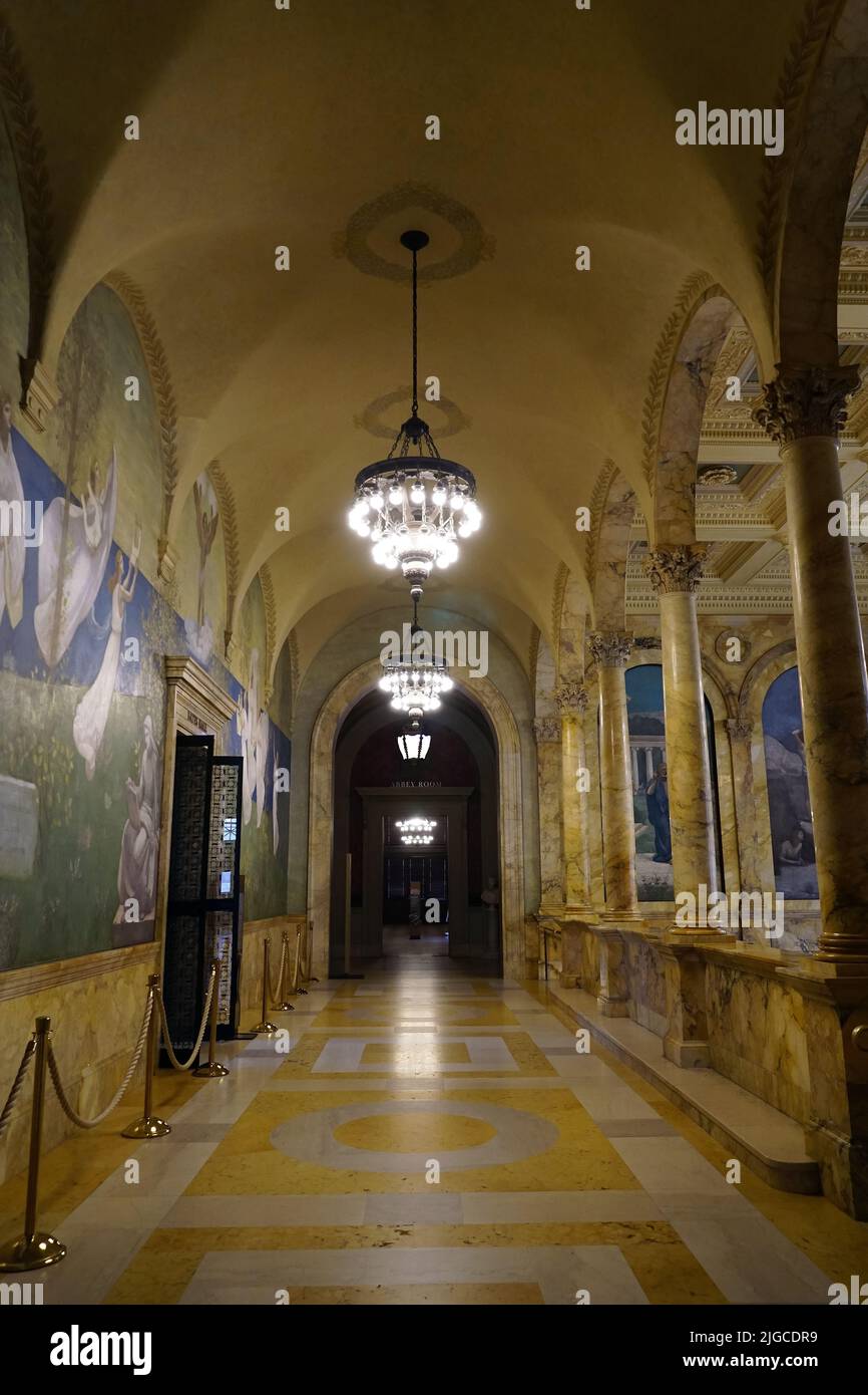 McKim Building, Boston Public Library, Boston, Massachusetts, USA ...