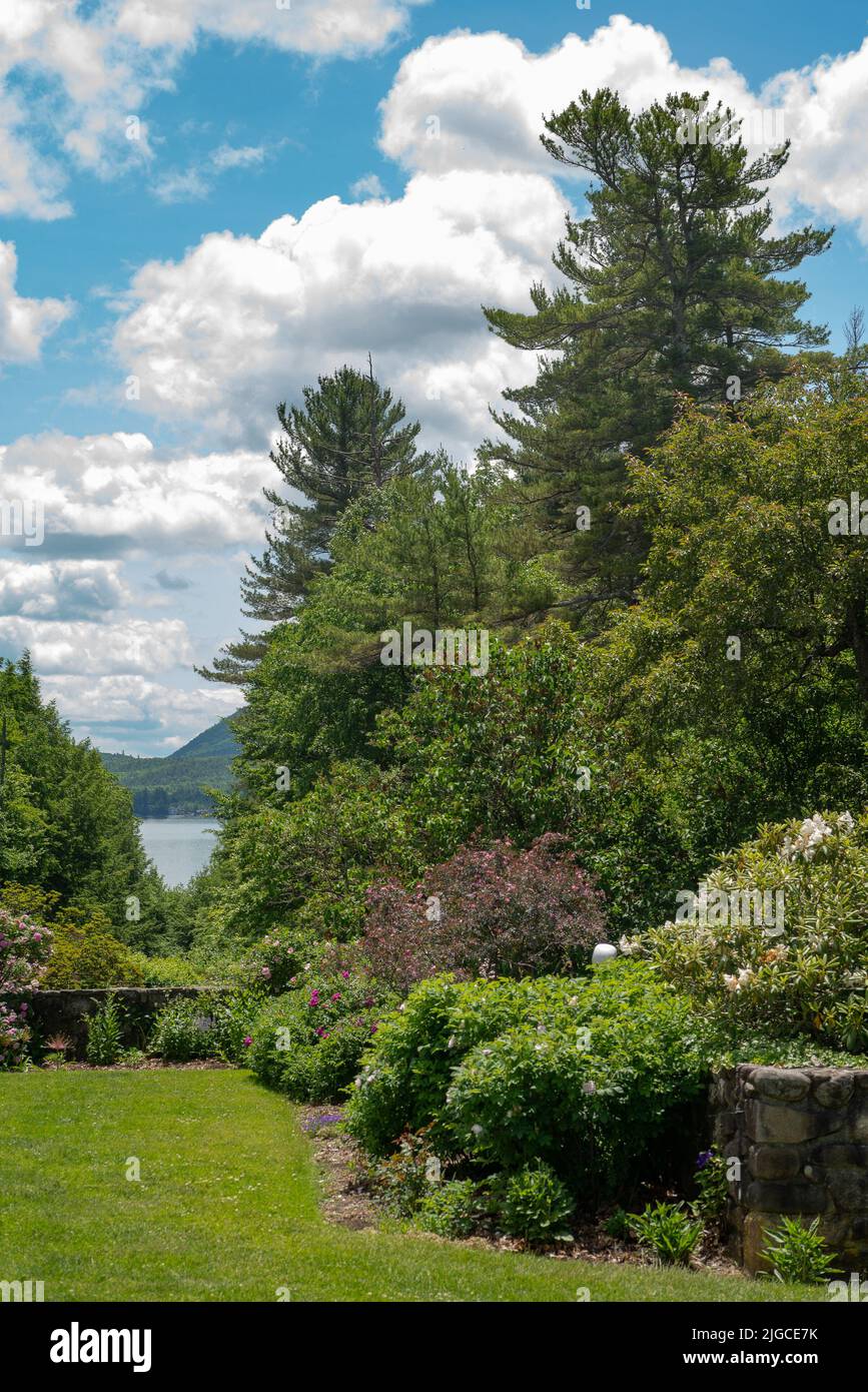 John Hay Estate at The Fells on Lake Sunapee, NH. Home of diplomat and ...