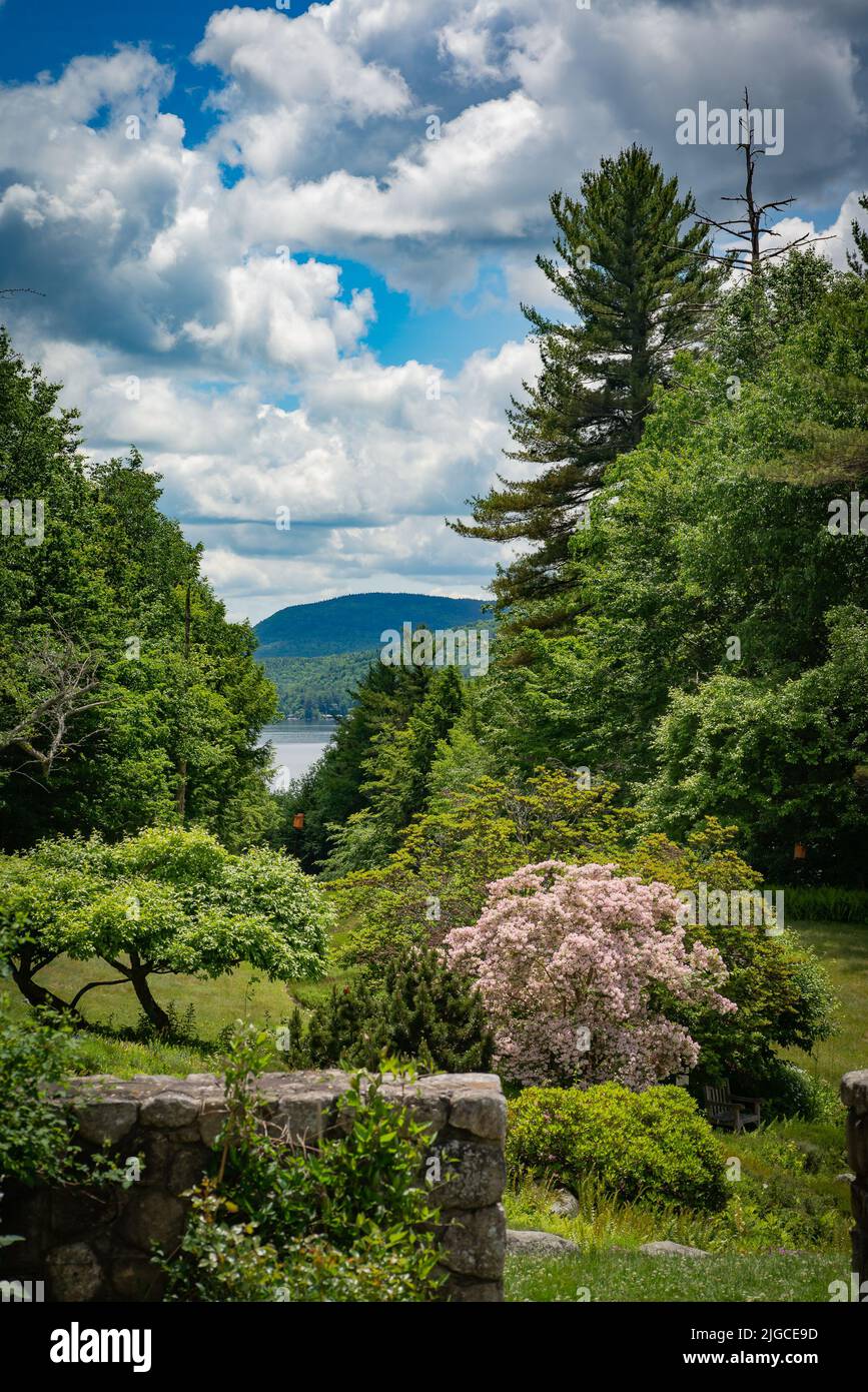 John Hay Estate at The Fells on Lake Sunapee, NH. Home of diplomat and ...