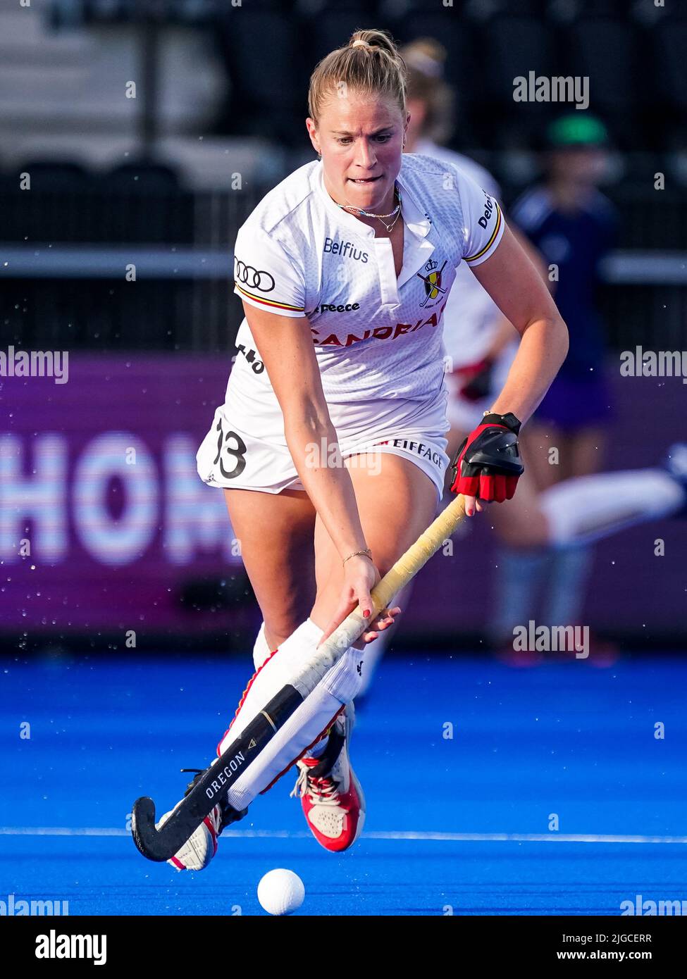 AMSTELVEEN, NETHERLANDS - JULY 9: Alix Gerniers of Belgium during the ...