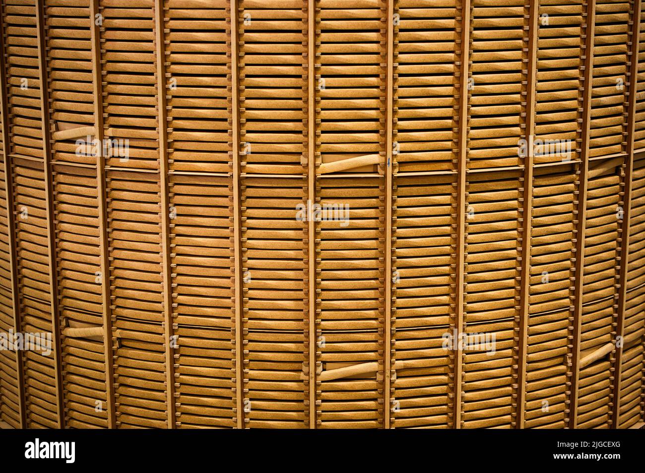 Winding of high voltage power transformer with copper bars Stock Photo ...