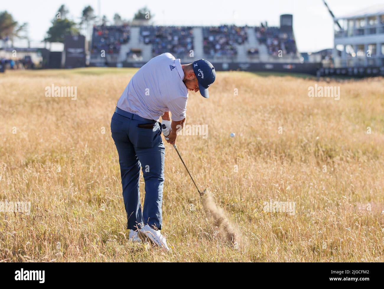Xander Schauffele on the 18th during day three of the Genesis Scottish ...
