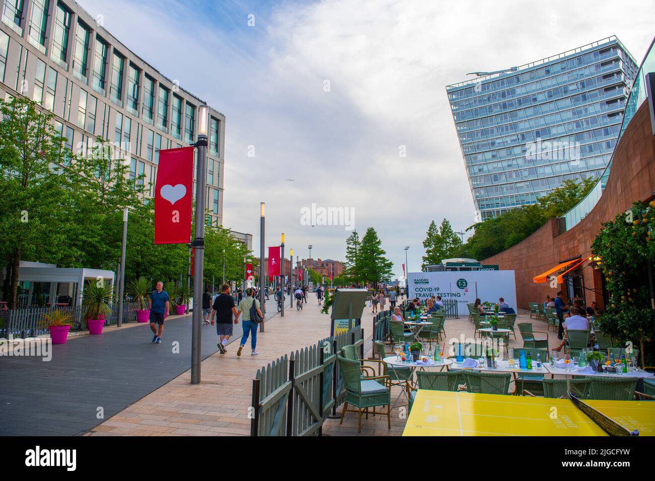Liverpool Maritime Mercantile City shopping area on Thomas Steers Way ...