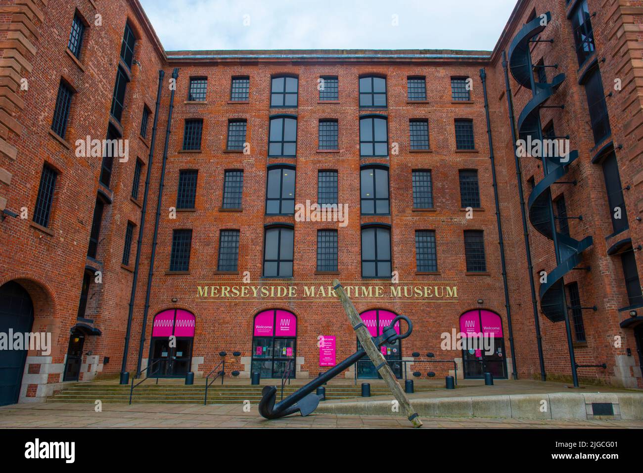 Merseyside Maritime Museum at Royal Albert Dock in Liverpool ...