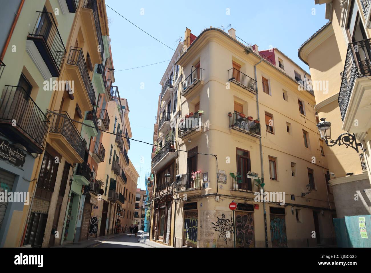 old beautiful buildings in spain Stock Photo - Alamy