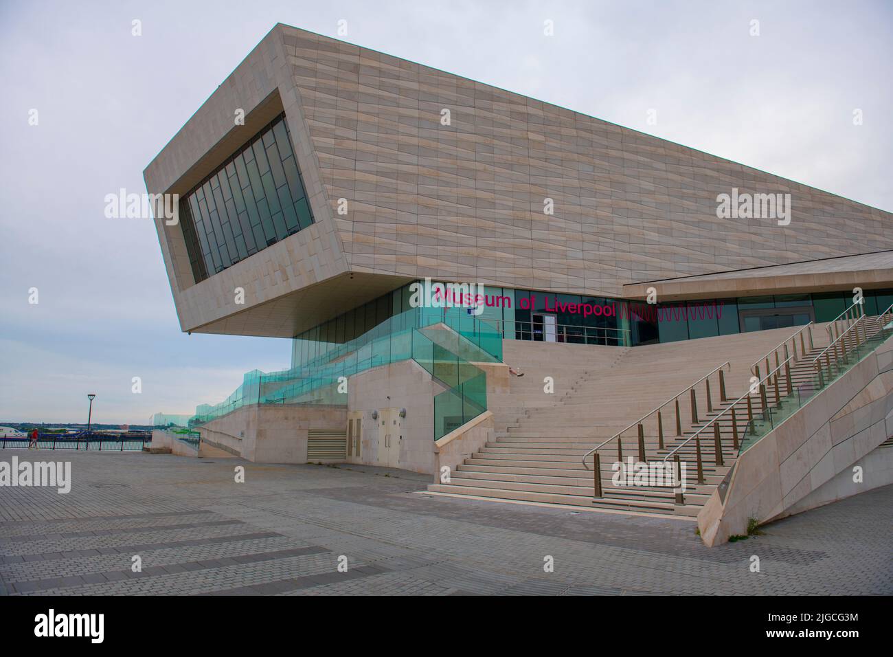 Museum of Liverpool aerial view at Maritime Mercantile City, Liverpool ...